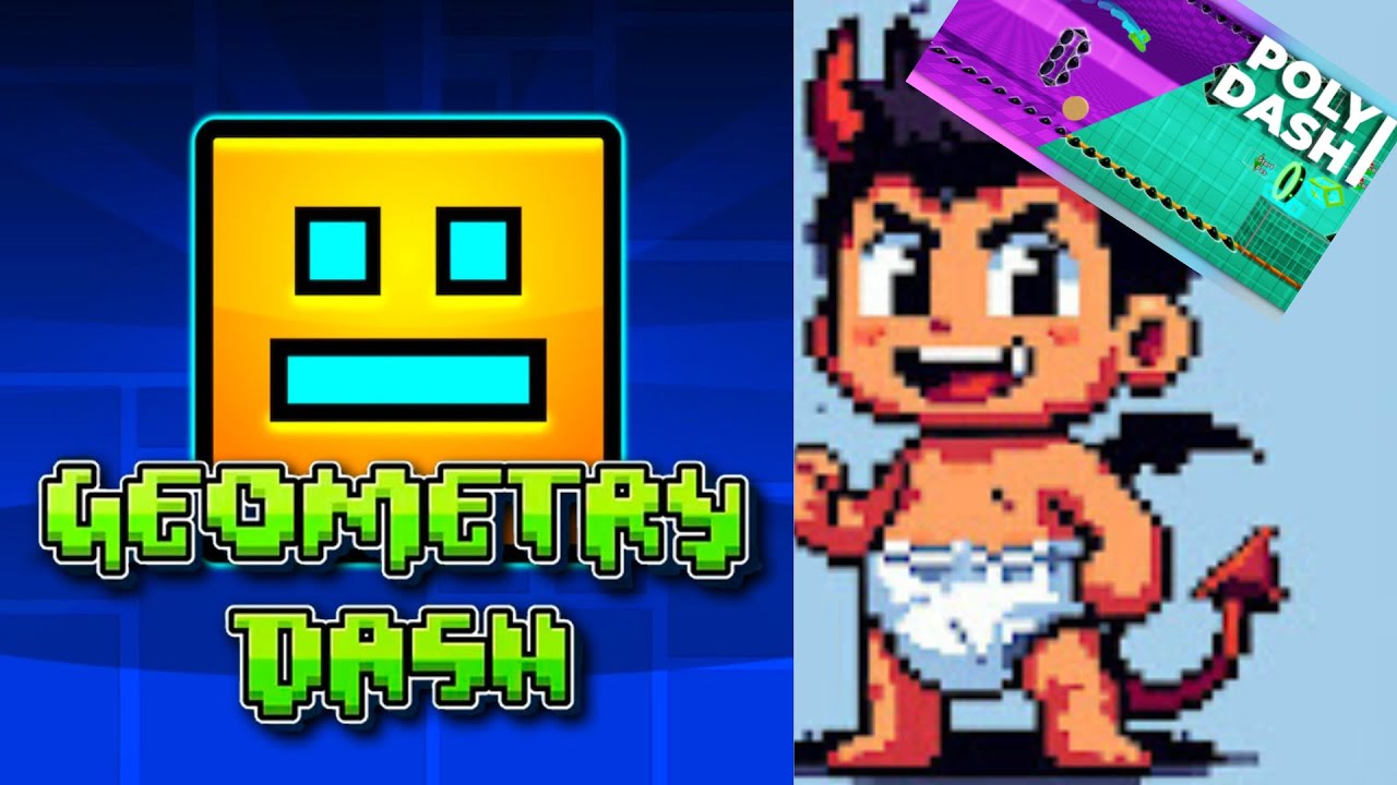 geometry dash lite plus poly dash Roblox - YouTube