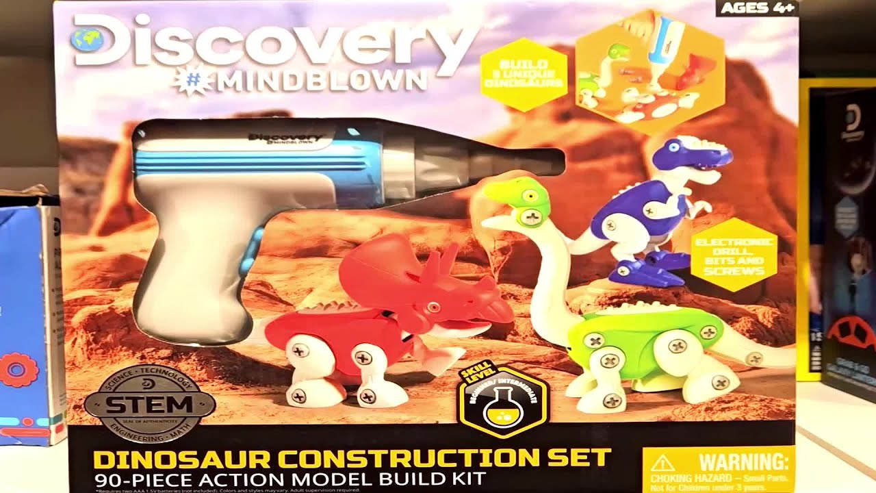 DISCOVERY MINDBLOWN DINOSAUR CONSTRUCTION SET 90- PIECE ACTION MODEL BUILD Shop with us at Macy ...