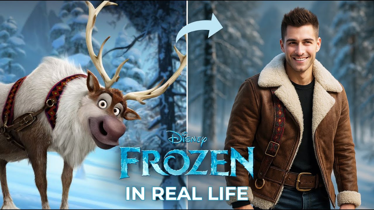 Frozen Characters in REAL LIFE | AI Art Transformation - YouTube