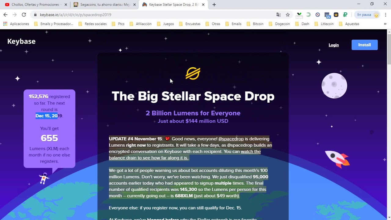 👉 [50$ gratis cada mes Airdrop Stellar] Keybase ¿Que es y como funciona? Tutorial | Opiniones 👈 ...