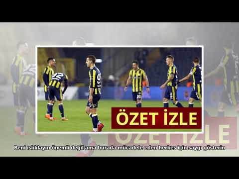 ÖZET İZLE: Fenerbahçe 2-3 Akhisar maç özeti ve golleri izle