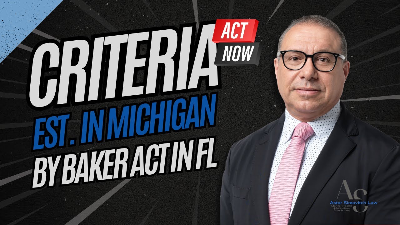 Criteria established in Michigan by Baker acted in Florida. - YouTube