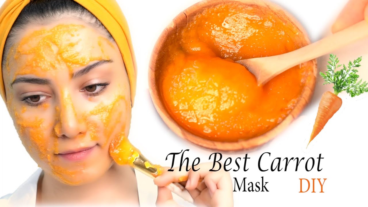 Carrot Facial Mask For Glowing And Bright Skin | Skin Whitening With ...