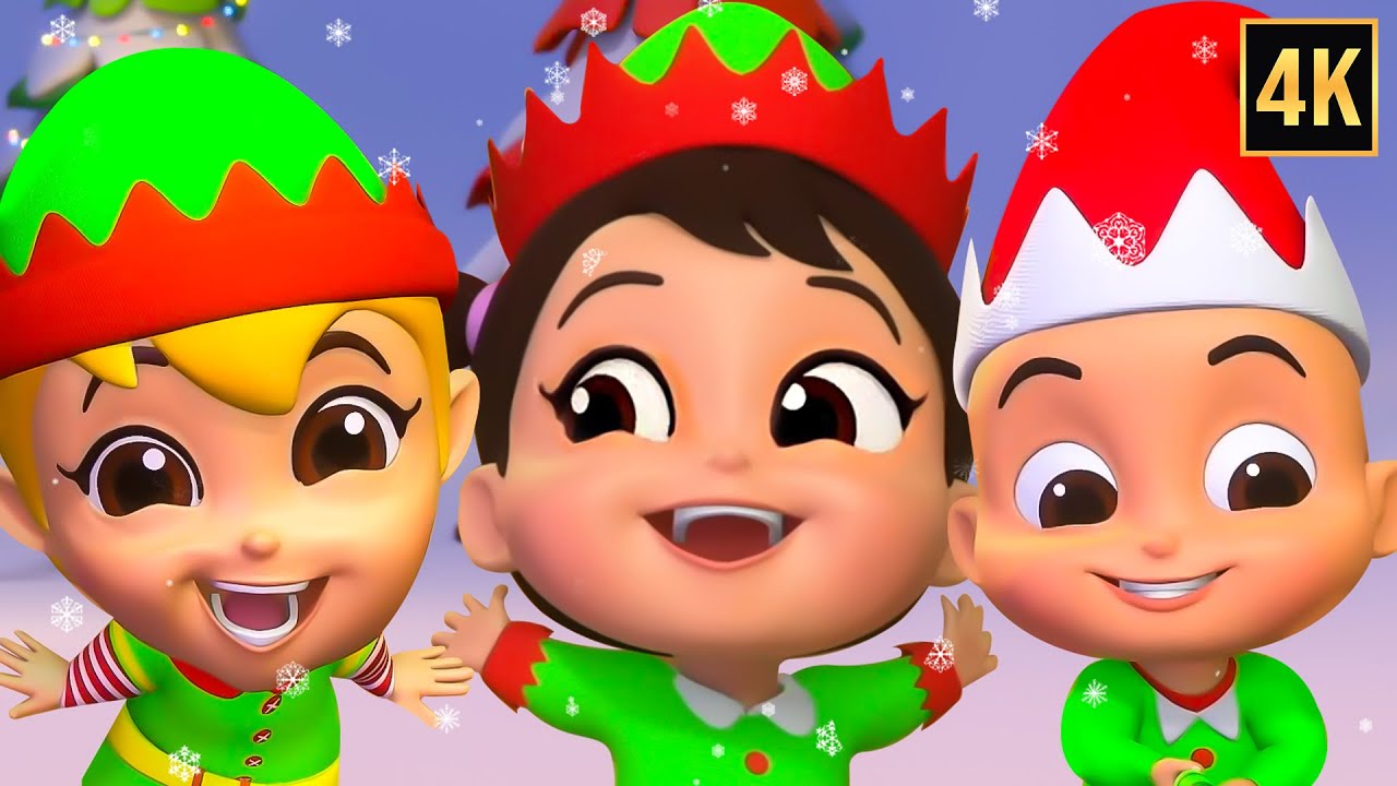 Five Little Elves - Christmas Song for Kids | Fun Xmas Music Video ...