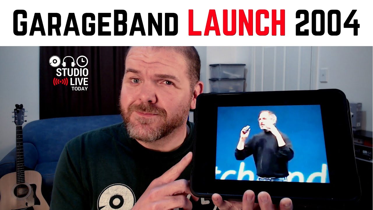LIVE viewing | 2004 GarageBand launch at Macworld - YouTube