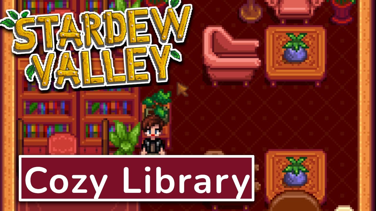 Stardew Valley | How to Design Your SHED | Cozy Library (Mini-shed ...