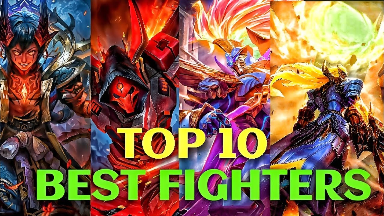 TOP 10 BEST FIGHTERS in MLBB / MOBA 5V5 (2025) 🔥 | Strongest Heroes to ...