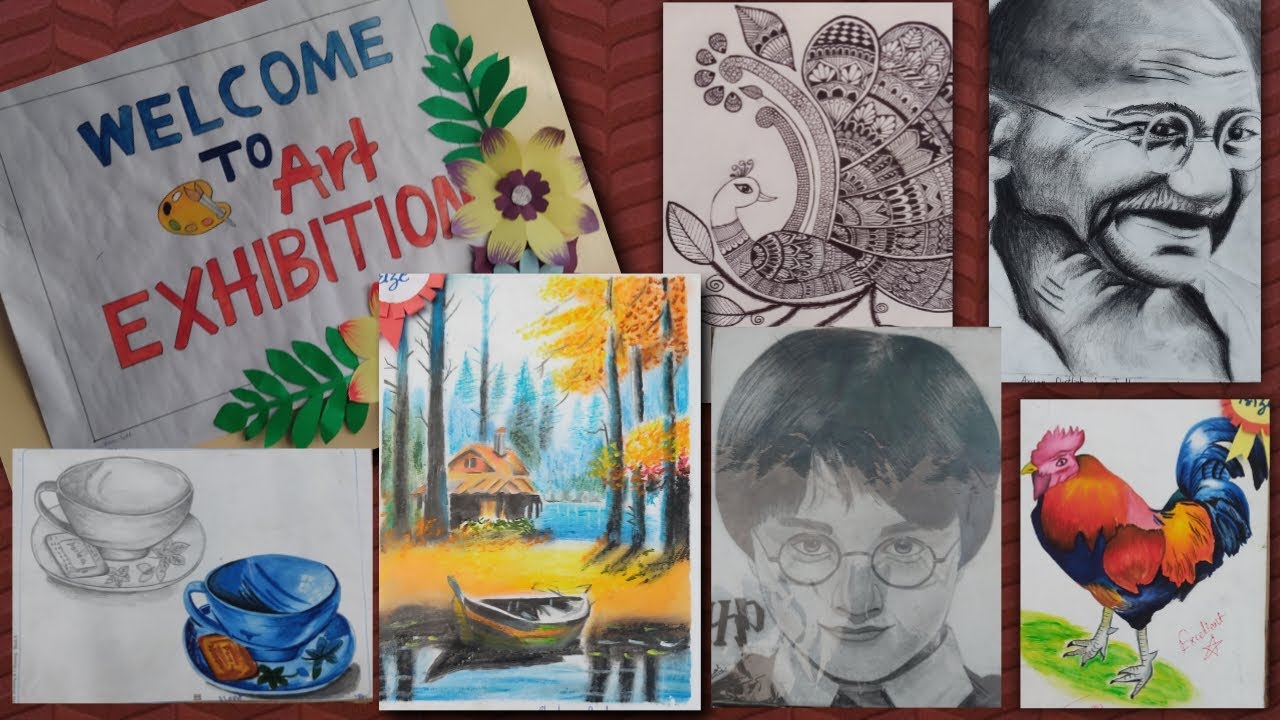simple art exhibition ideas for school students | #EasyToDraw | STUDENT ...