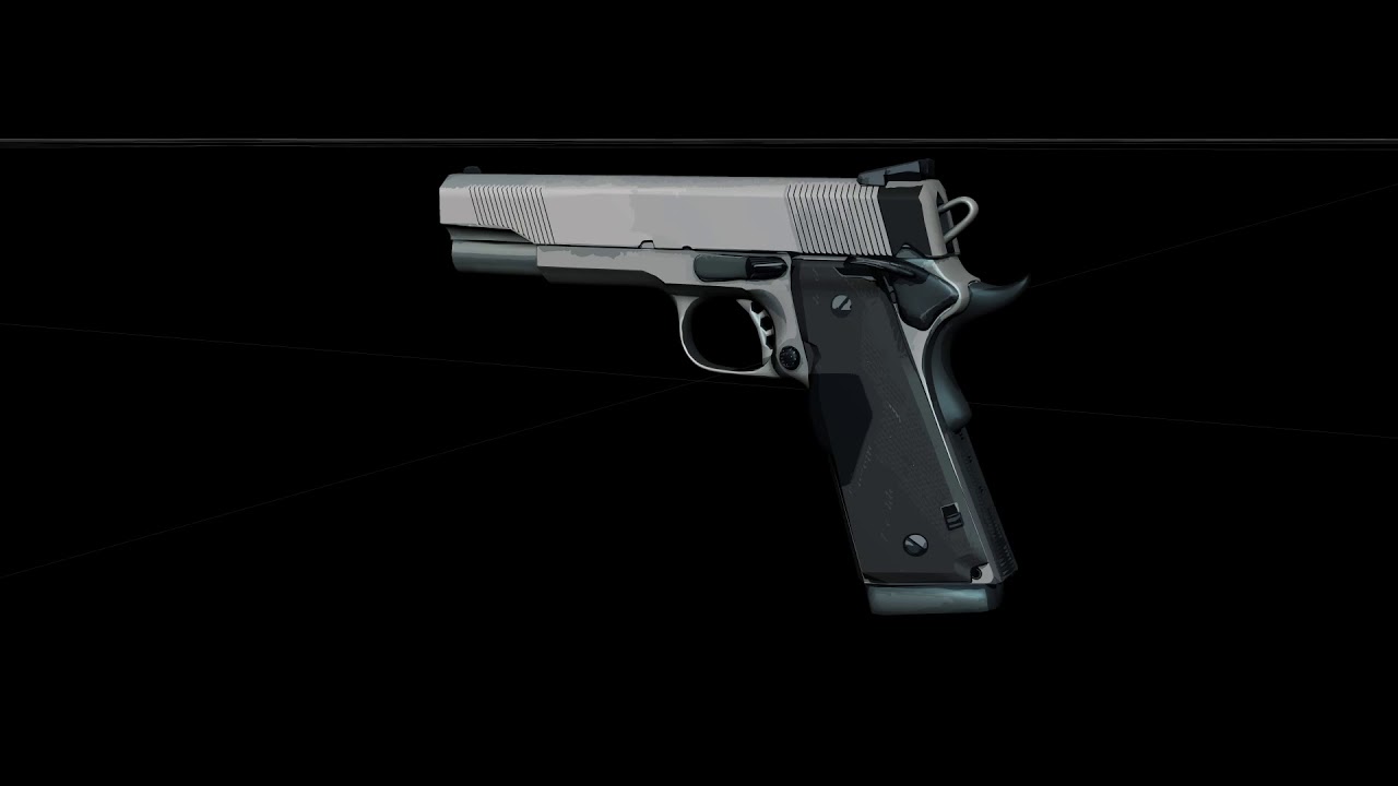 Unit 67 - 3D Animation Turntable For Gun - YouTube