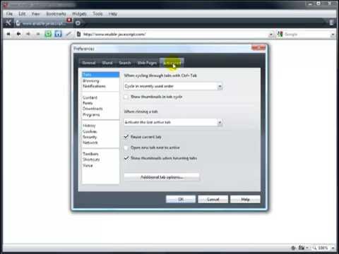 How to enable JavaScript in Opera - YouTube