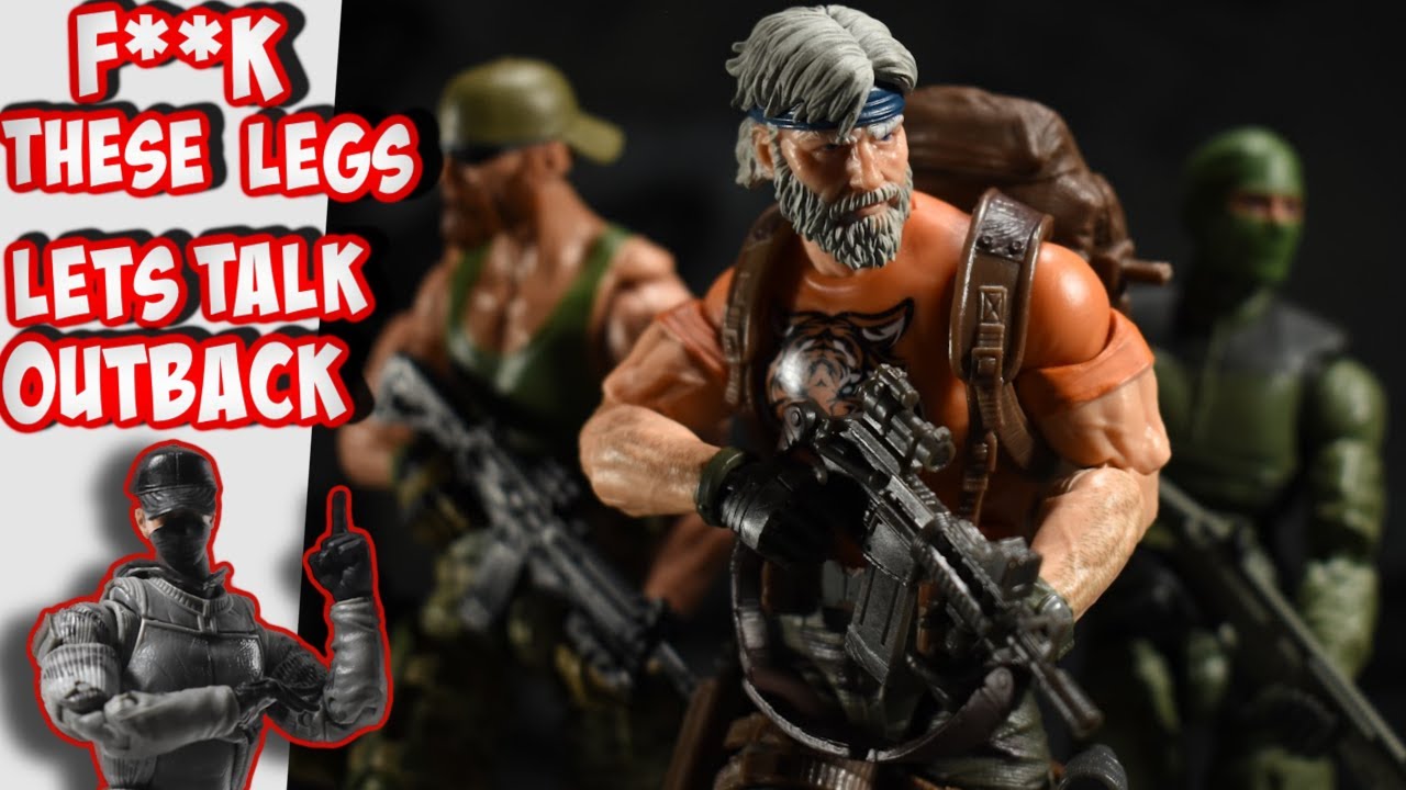GI Joe classified Outback Review With messed up legs - YouTube