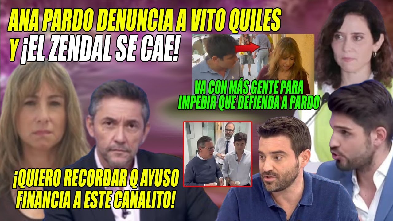 Ana Pardo DENUNCIA a los SUBVENCIONADOS de Ayuso, ¡y el ZELDAN se cae!💥 ...