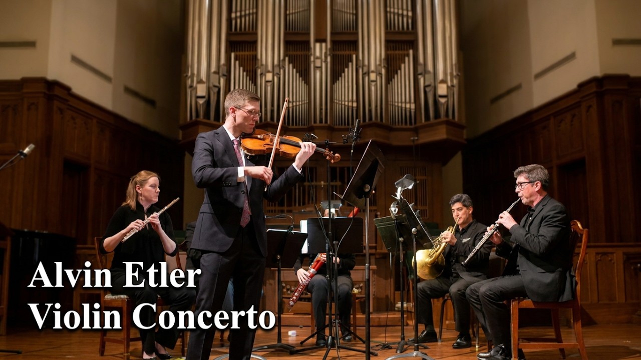 Alvin Etler: Violin Concerto for Violin and Wind Quintet - YouTube