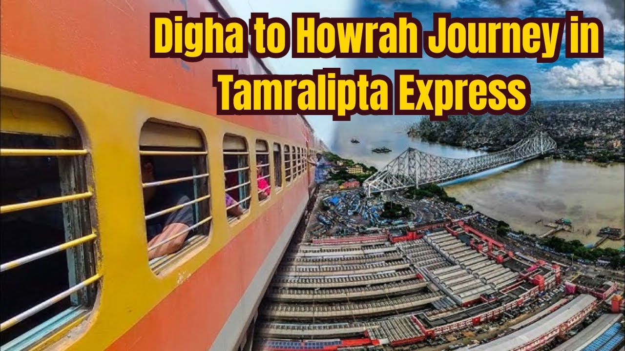 “Digha to Howrah Journey in Tamralipta Express 🚆 | Full Train Travel ...