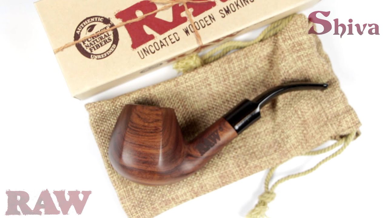 RAW Natural Wooden Pipe : Shiva Online - YouTube