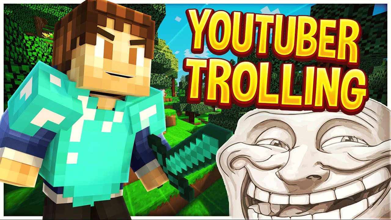 PRETENDING TO BE FAMOUS YOUTUBERS! (Minecraft Trolling) - YouTube