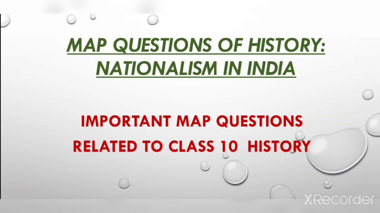 Map questions of History :Important Congress Sessions - YouTube