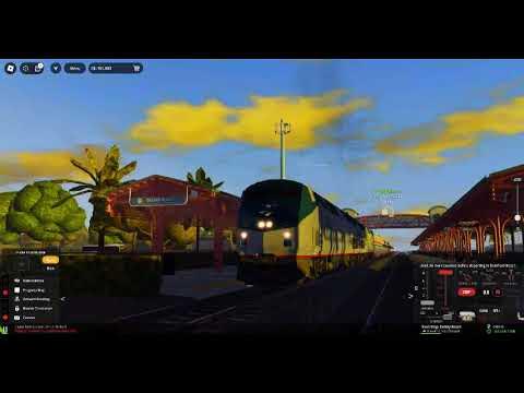 ROBLOX RSU: Rail Sim Universe Amtrak P42DC Cab Ride West Palm Beach to Deerfield Beach, FL ...