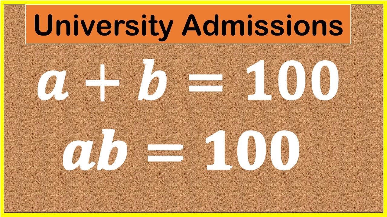 Can You Solve This Tricky Math Olympiad Question - YouTube