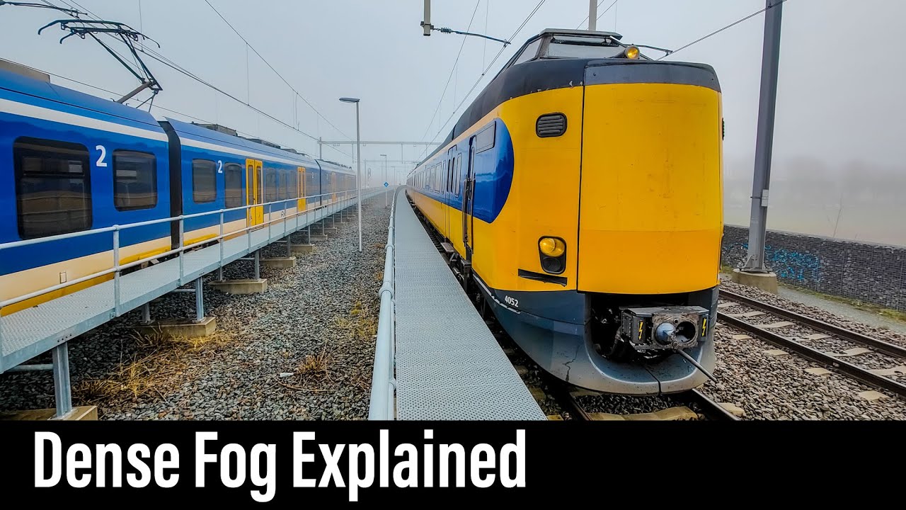 Train Cab Ride NL / Dense Fog Explained / Almere - Amsterdam / ICM ...
