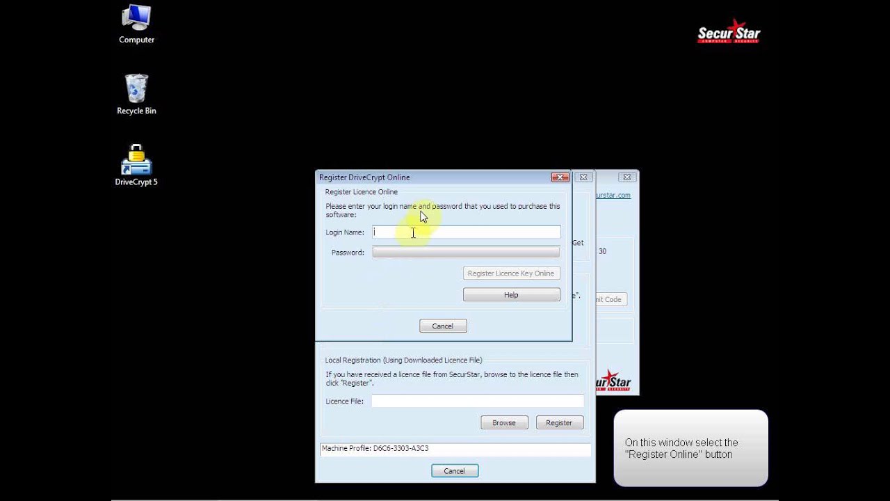 VIDEOS - TUTORIAL DRIVECRYPT 5.X - Step by Step- 02dcregister - YouTube