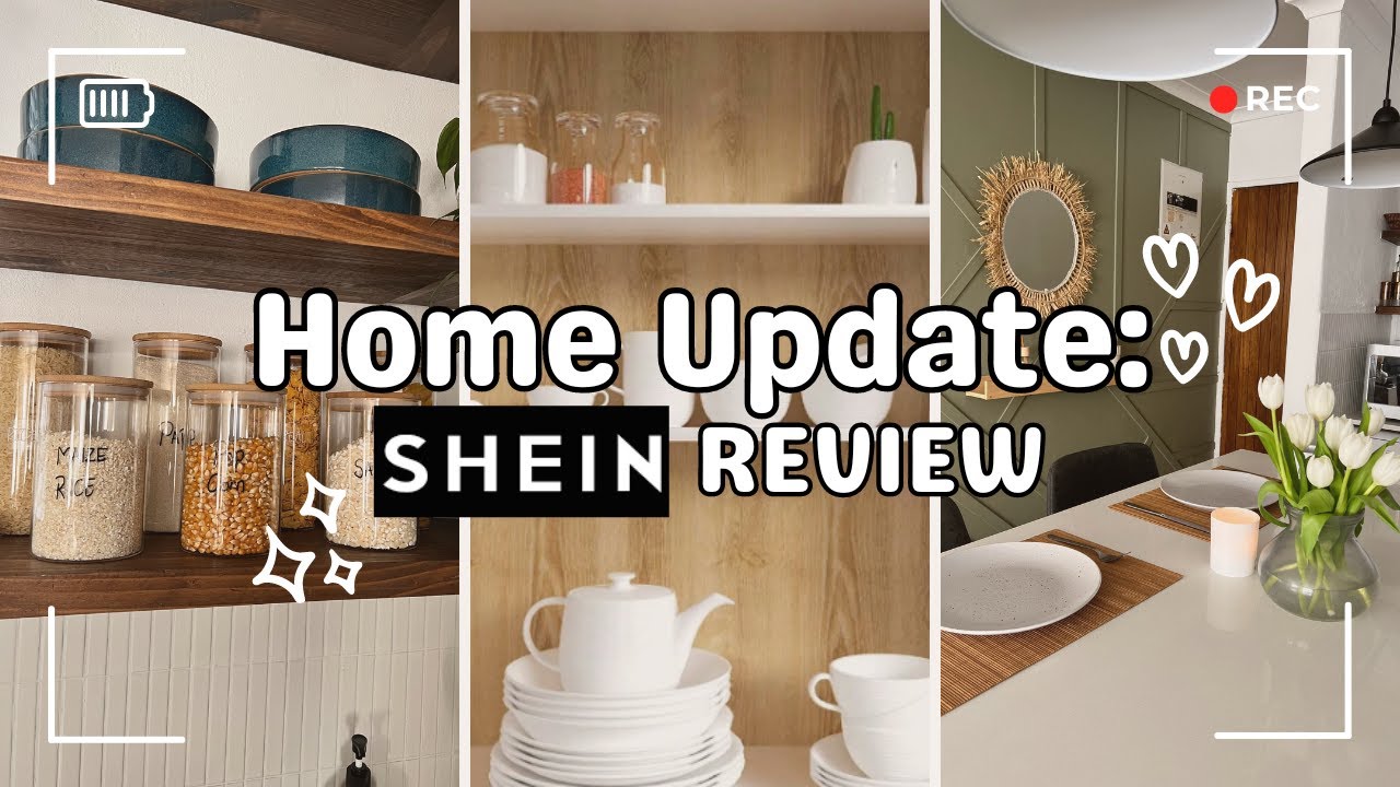 HOME UPDATE: Kitchen Update Using SHEIN Products + SHEIN REVIEW | DIY ...