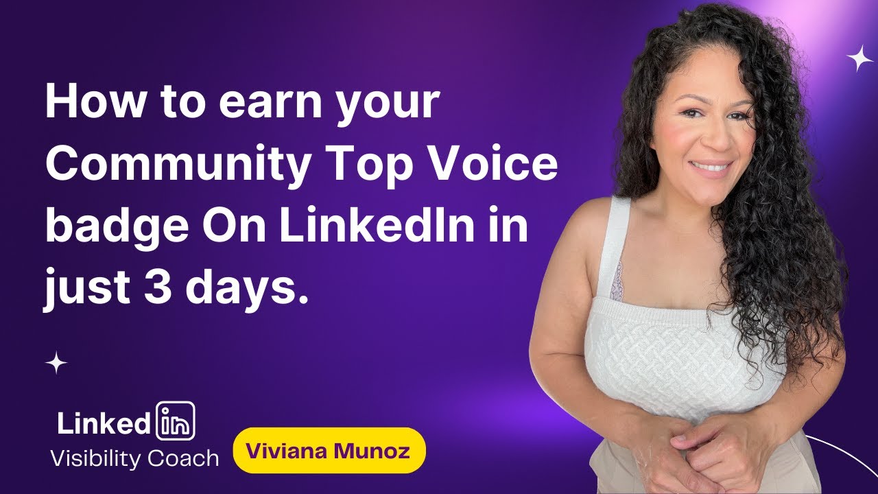 How To Earn Your Community Top Voice badge On LinkedIn in Just 3 days ...