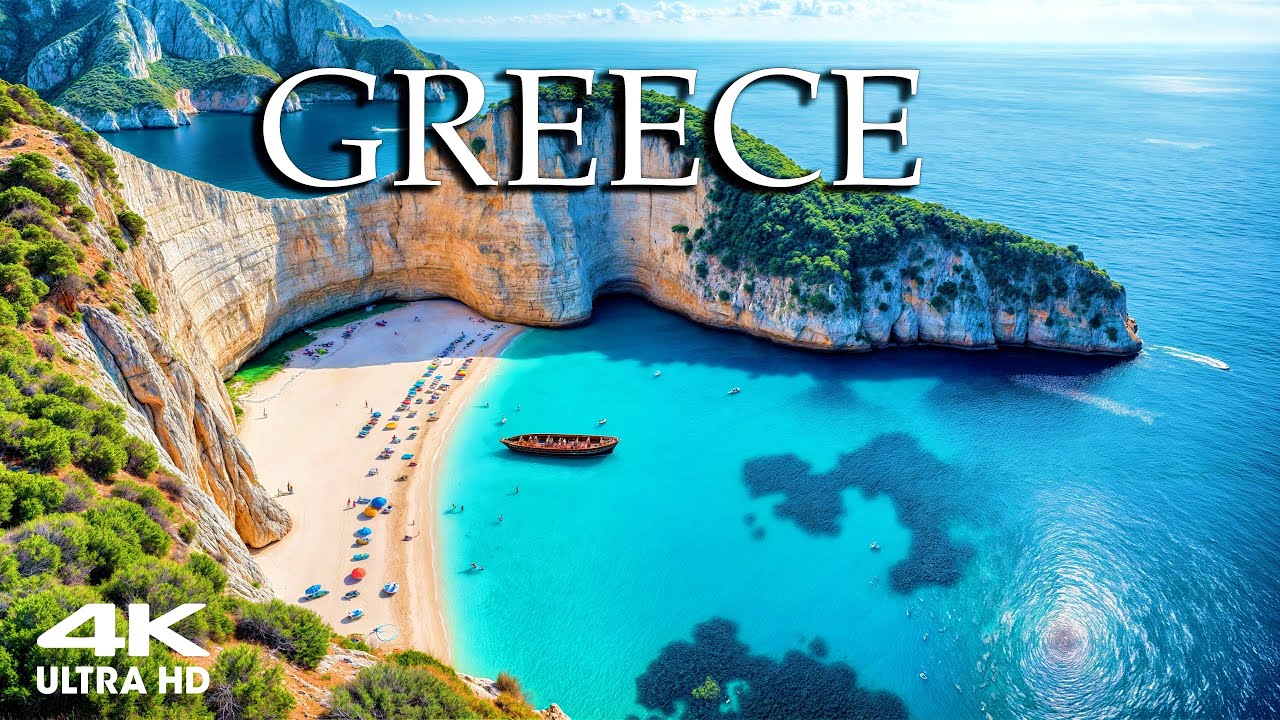 GREECE 4K | A Majestic Journey Through Ancient Ruins, Pristine Shores ...