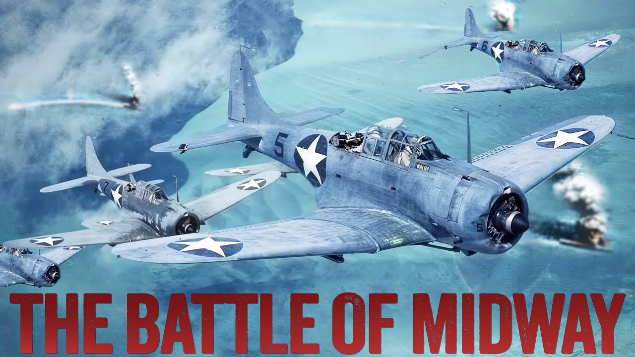 The Battle Of Midway. War In The Pacific | The United States Against ...