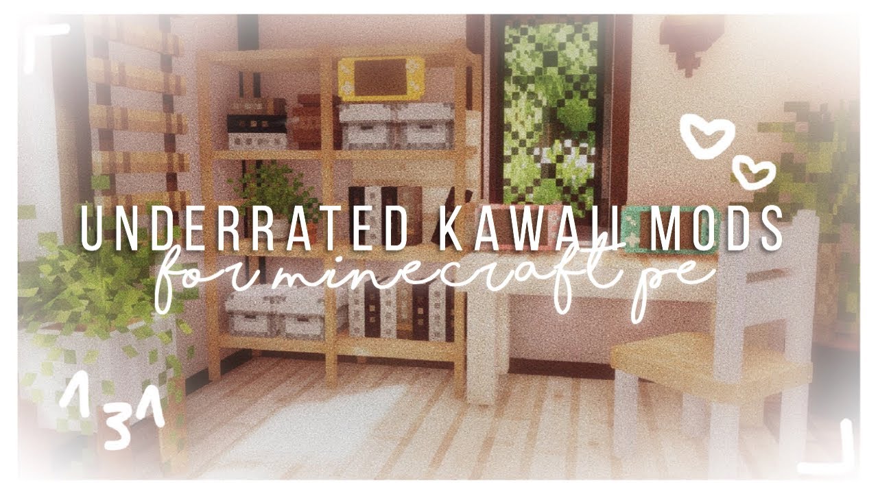 Underrated Kawaii Mods For Minecraft PE! ☁️🍼🍰 [cute food, beds ...
