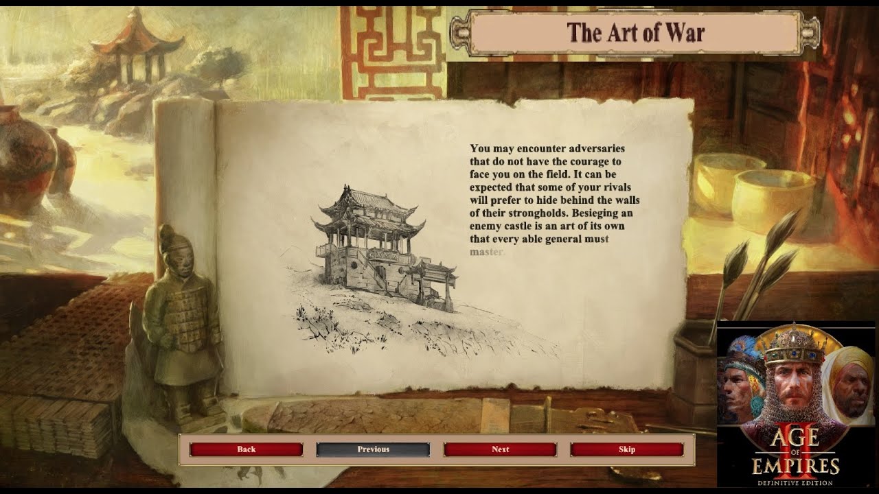 Age Of Empires II Definitive Edition - The Art Of War - tutorial - YouTube