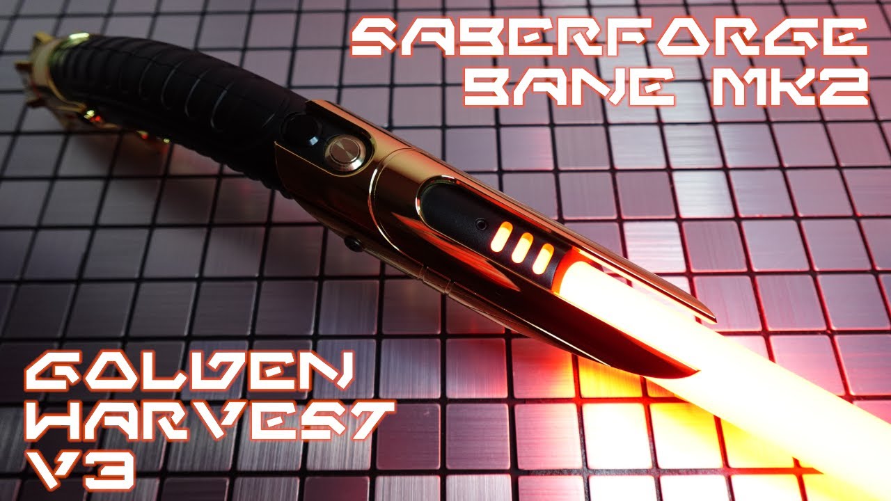 Saberforge Bane MK2 lightsaber (Golden Harvest V3) - YouTube