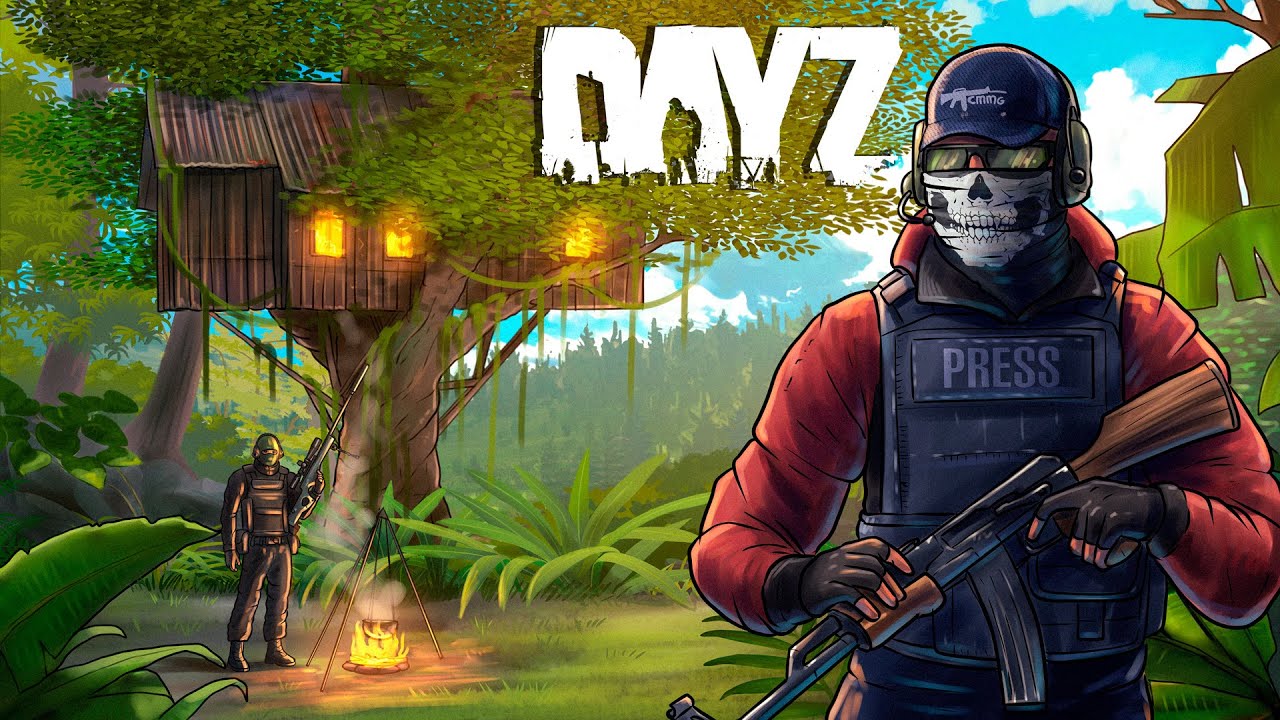 Building a Hidden Jungle Hideout in DayZ - YouTube