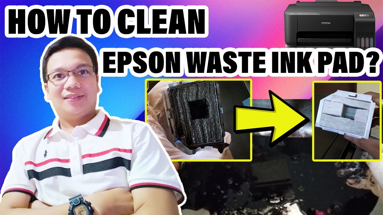 HOW TO CLEAN EPSON WASTE INK PAD || EPSON PRINTERS - YouTube