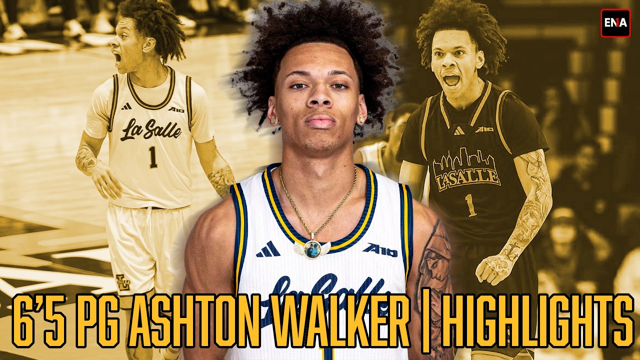 Ashton Walker 6'5 PG | A10 All-Rookie Team | Freshman Highlights 🔥 ...