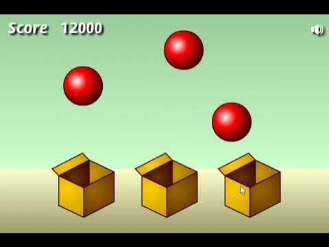 야바위 플래시게임 - Balls and Boxes - YouTube