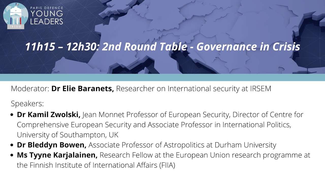 2d Round Table 11:15-12:30 – Governance in crisis - YouTube