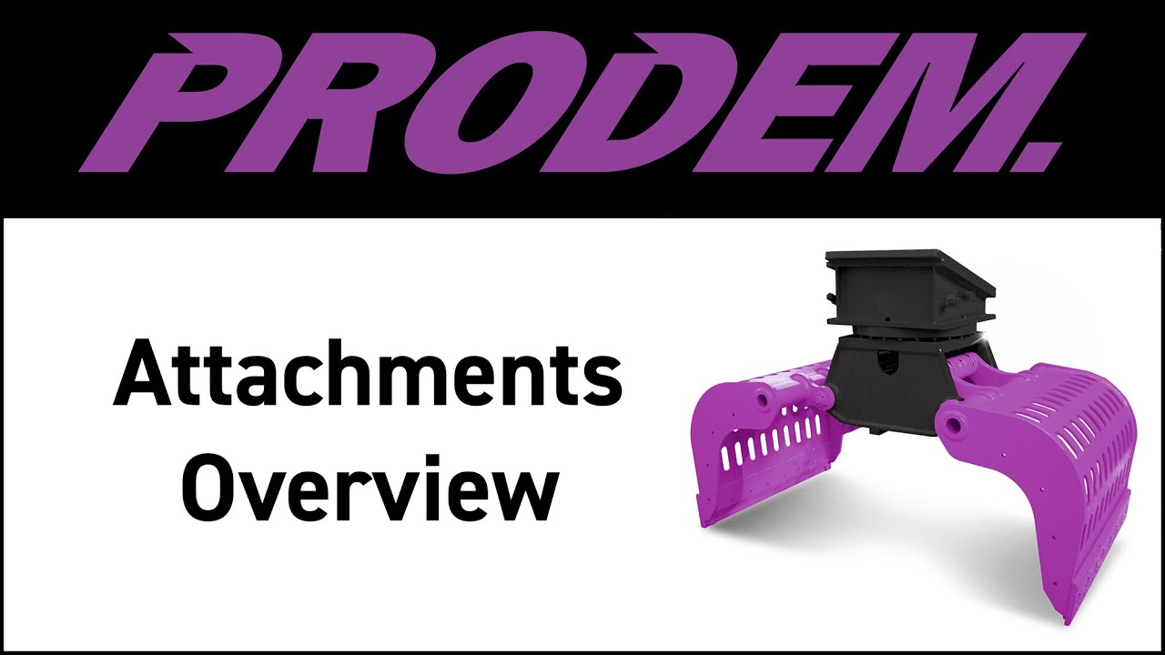 PRODEM - Attachments overview - YouTube
