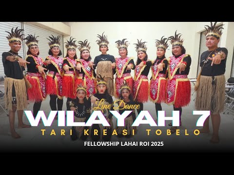 LINE DANCE ( WILAYAH 7 ) • Tari Kreasi Tobelo • Fellowship Lahai Roi ...