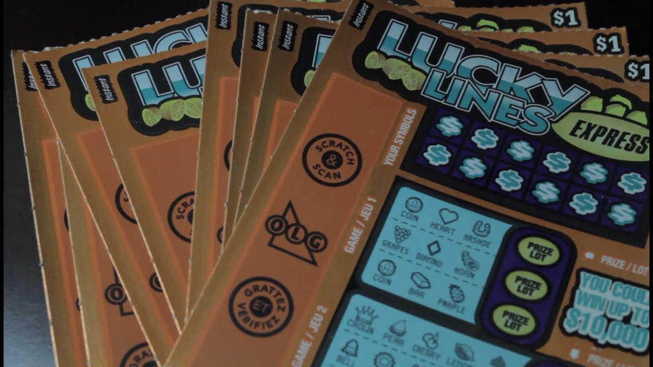 #16: Eight $1 Lucky Lines Express olg scratchcards - YouTube