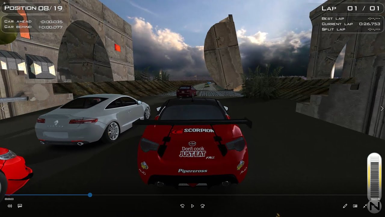 Haunted Meadows Reverse - preview - GTR Evo Race 07 track - YouTube