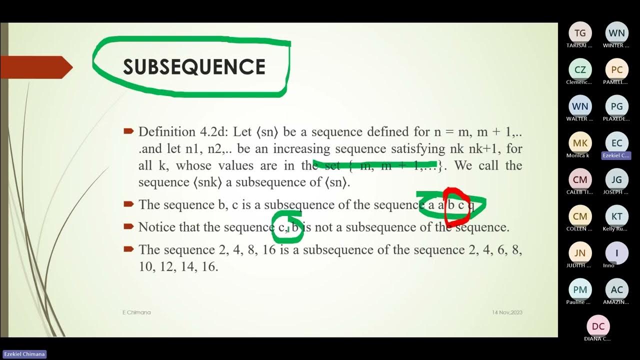 Mathematical Foundations |Tutorial 2 | Sequences and Strings, Propositionsand Logic - YouTube