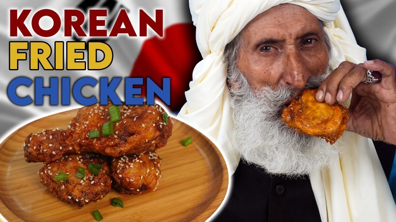 Tribal People Try Korean Fried Chicken For The First Time - YouTube