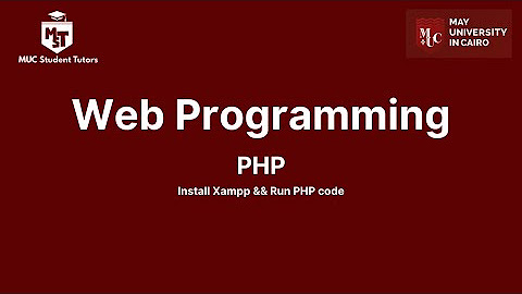 Web Programming || PHP - YouTube