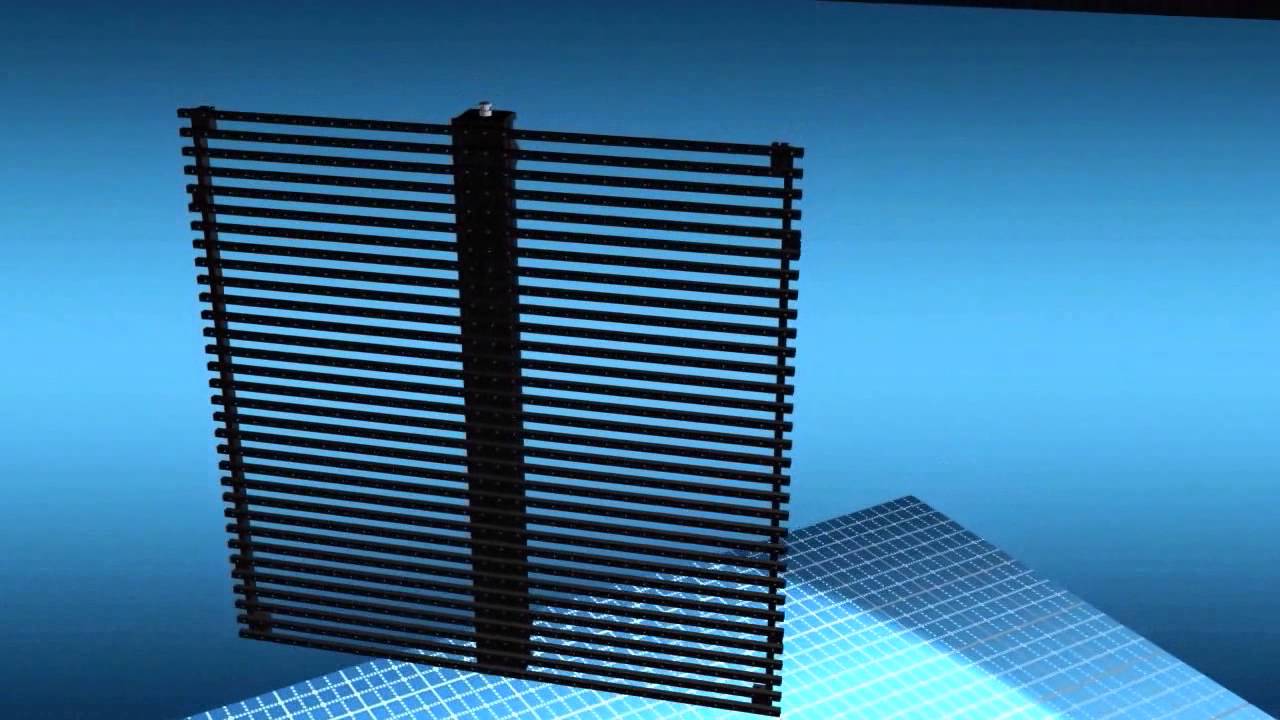 C30 Mesh LED Display Video - YouTube