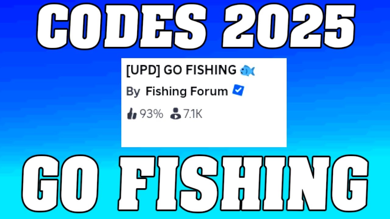 Go Fishing Codes 2025 in Roblox ! ⤵️ - YouTube