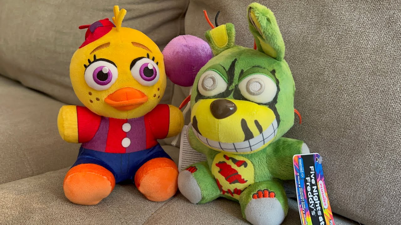 Tie Dye Springtrap & Balloon Chica Plush Review! - YouTube