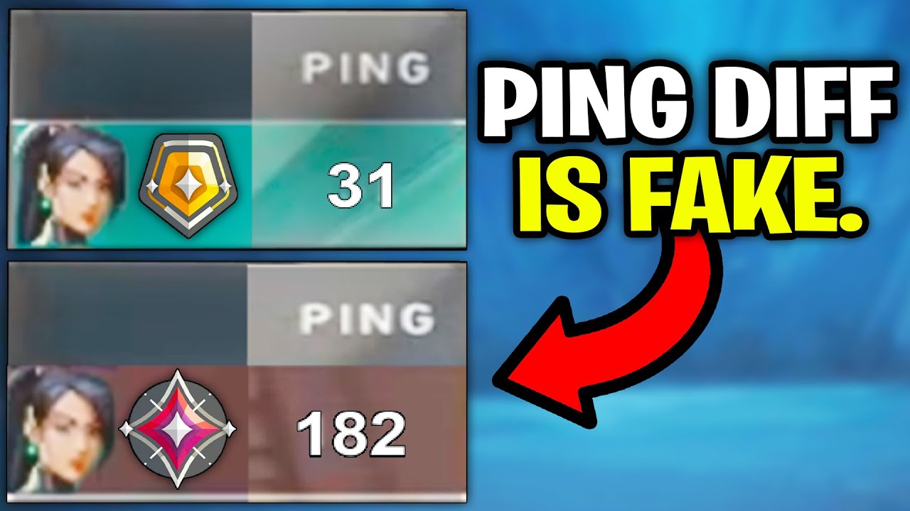 Proof that Ping doesn't impact your Valorant Rank - YouTube