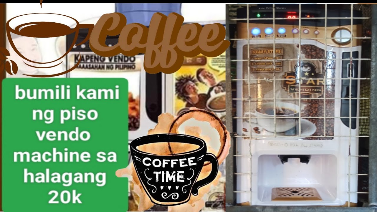coffee vendo machine set up and start bumili kami ng coffee vendo ...