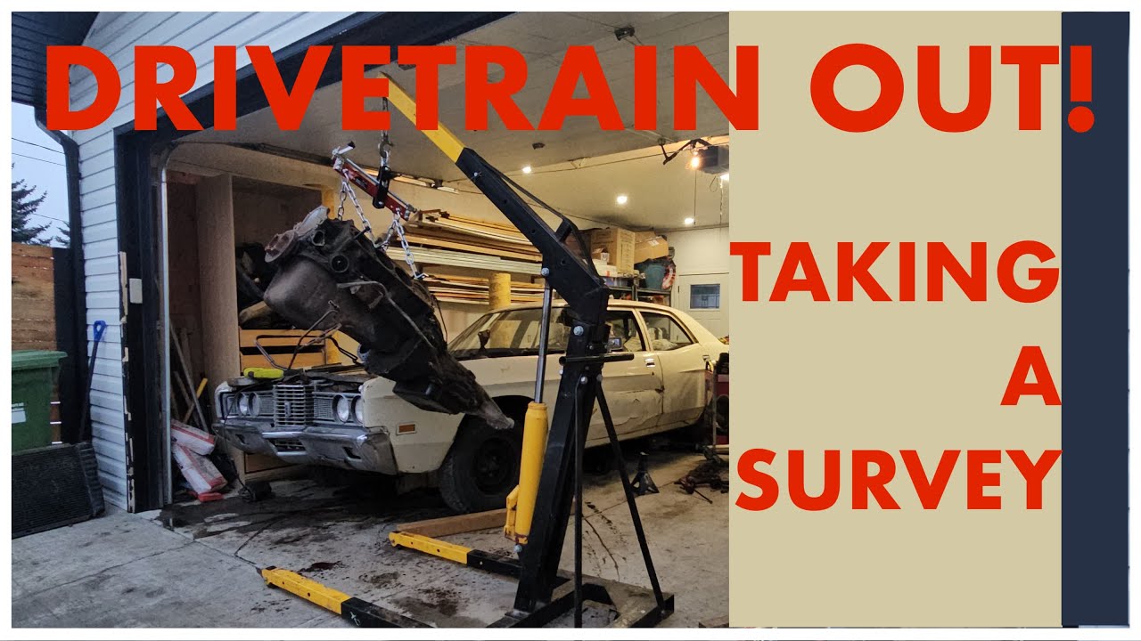 Engine OUT! Pulling the Engine OUT of the 1971 Ford Custom *Project ...